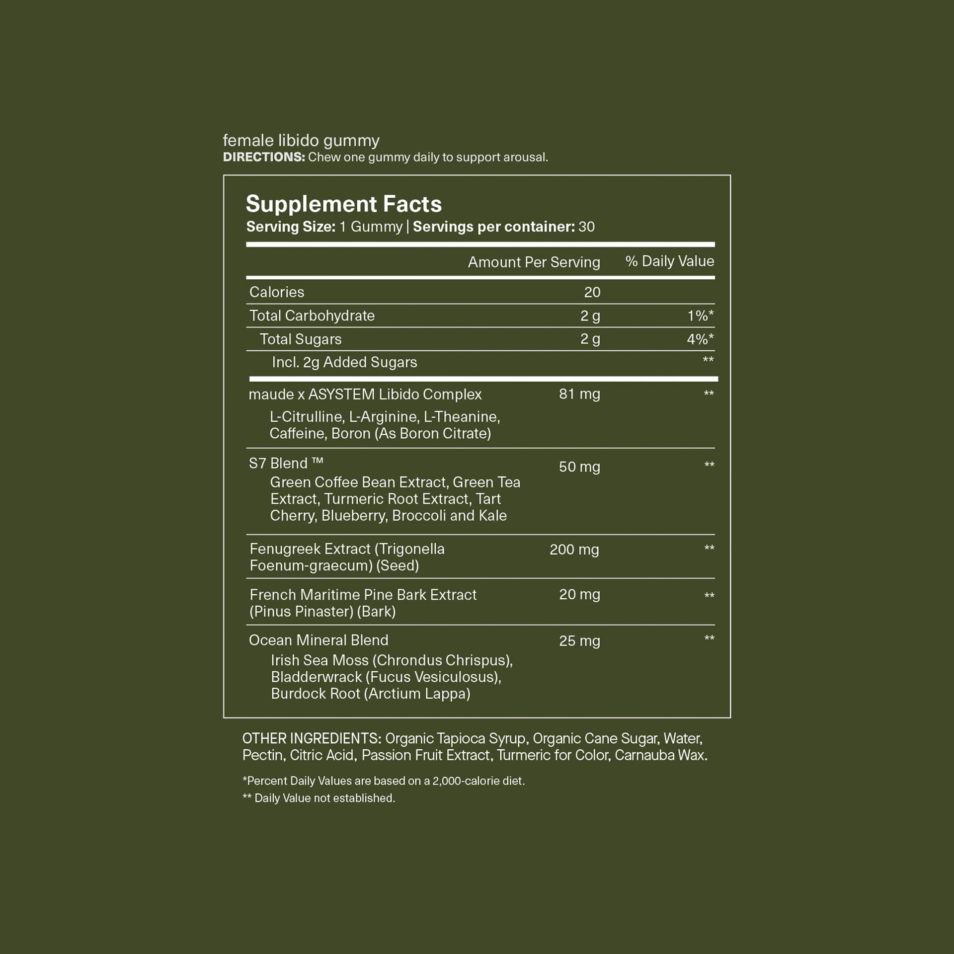 Libido female gummies – maude